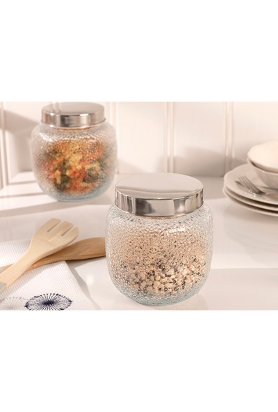 English Home Luna Cam Kavanoz 1400 ml Şeffaf