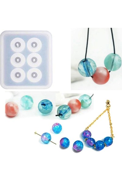 Hobizubi Reçine Epoksi Silikon Boncuk Kalıbı 12 mm