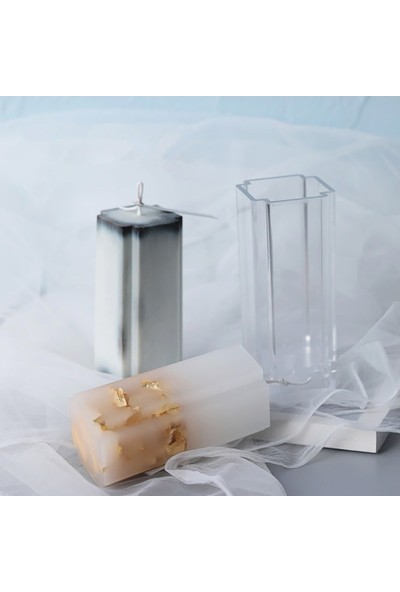 Hobizubi Yuvarlak Mum Silikon Beton Kalıbı 104