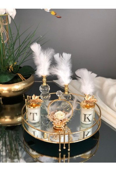 Masalsı Concept Dekoratif Olips Tepsi Takımı