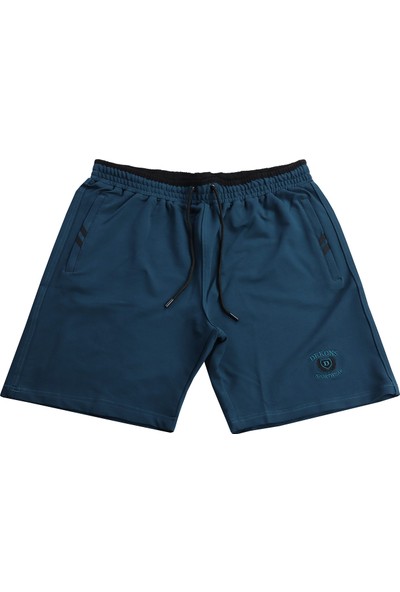 Dekons Erkek Büyük Beden Battal Boy Likralı Penye Şort Petrol Yeşili Dekons Erkek Büyük Beden Battal Boy Likralı Penye Şort Petrol Yeşili