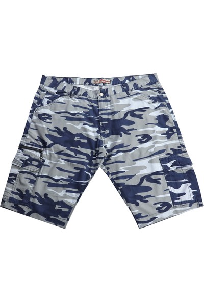 Dekons Erkek Büyük Beden Battal Boy Kamuflaj Şort Yan Cep Haki Mavi Dekons Erkek Büyük Beden Battal Boy Kamuflaj Şort Yan Cep Haki Mavi