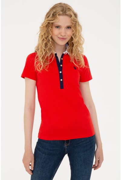 U.S. Polo Assn. Kırmızı T-Shirt Basic 50239598-VR097
