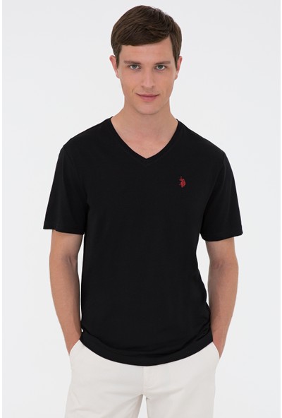 U.S. Polo Assn. Siyah T-Shirt Basic 50232305-VR046