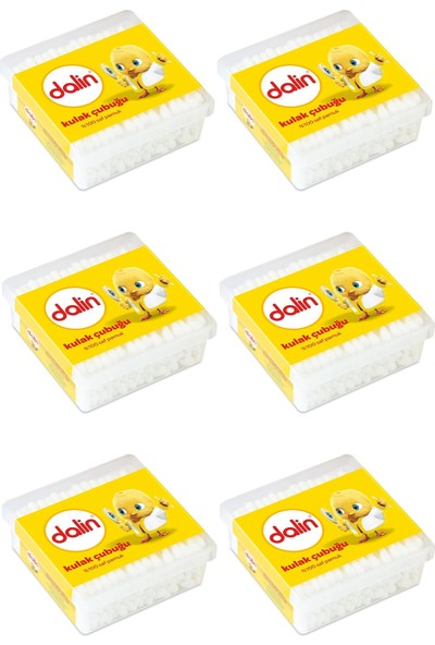 Dalin Kulak Çubuğu 100 Lü x 6 Adet
