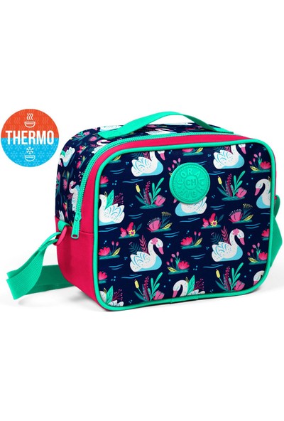 Coral High Kids Neon Mercan Lacivert Kuğu Desenli Thermo Beslenme Çantası 22873 Coral High Kids Neon Mercan Lacivert Kuğu Desenli Thermo Beslenme Çantası 22873