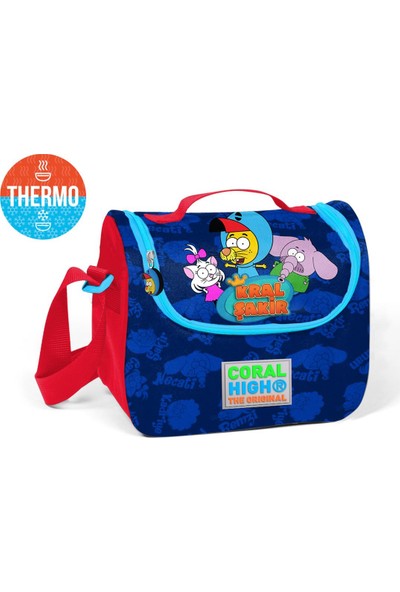 Kral Şakir By Coral High Lacivert Thermo Beslenme Çantası Kral Şakir By Coral High Lacivert Thermo Beslenme Çantası