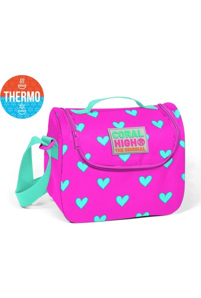 Coral High Kids Pembe Kalp Desenli Thermo Beslenme Çantası 22856 Coral High Kids Pembe Kalp Desenli Thermo Beslenme Çantası 22856