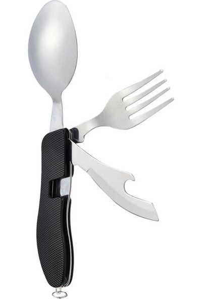 Nivagatore Çok Amaçlı 4 In 1 Paslanmaz Çelik Sofra Takımı Seti