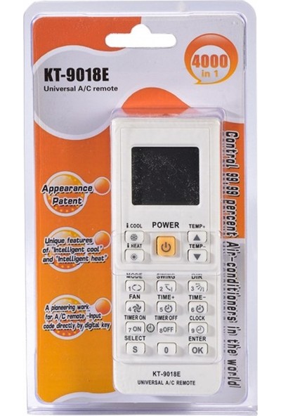 Universal Klima Kumanda Azm KT-9018E Universal Klima Kumanda Azm KT-9018E