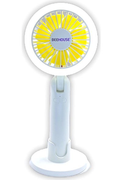 Bee House Led Işıklı Masaüstü Fan Q4