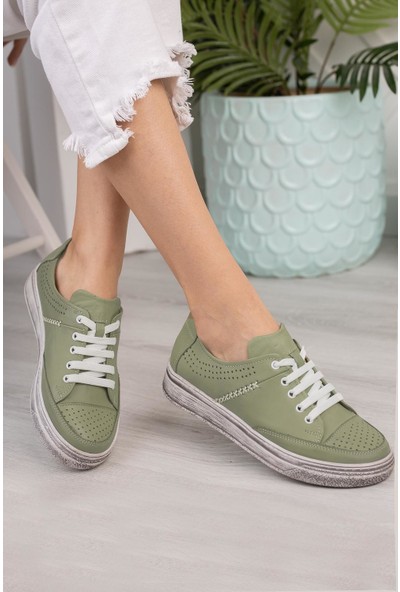 Diego Carlotti Hakiki Deri Kadın Günlük Ayakkabı