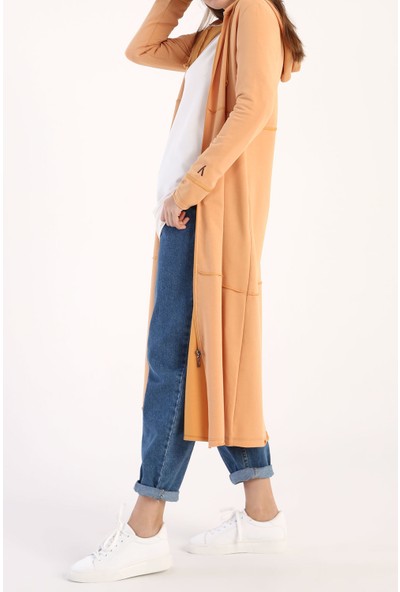 ALLDAY Kapüşonlu Fermuarlı Hırka