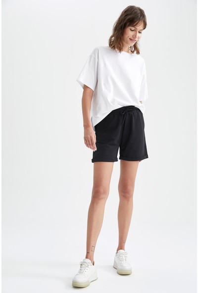 DeFacto Regular Fit İnce Kumaş Bermuda U4066AZ21HS