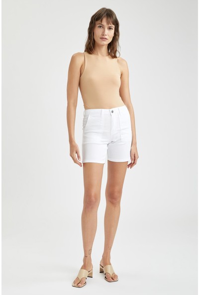 Defacto Regular Fit Cepli Mini Şort N7157AZ21HS