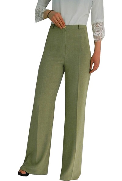 Akra Kadın Kumaş Pantolon Ispanyol Paça BGL ST01125