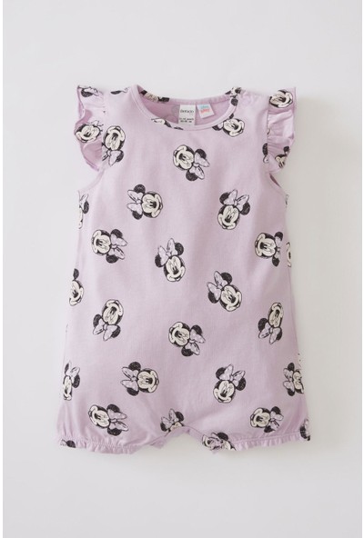 Defacto Kız Bebek Minnie Mouse Lisanslı Kolsuz Kısa Pamuklu Tulum U8131A221SM Defacto Kız Bebek Minnie Mouse Lisanslı Kolsuz Kısa Pamuklu Tulum U8131A221SM