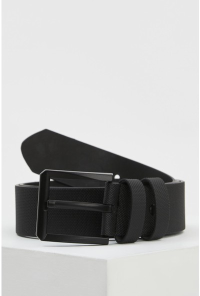 DeFacto Erkek Suni Deri Geniş Jean Kemer V2139AZNS