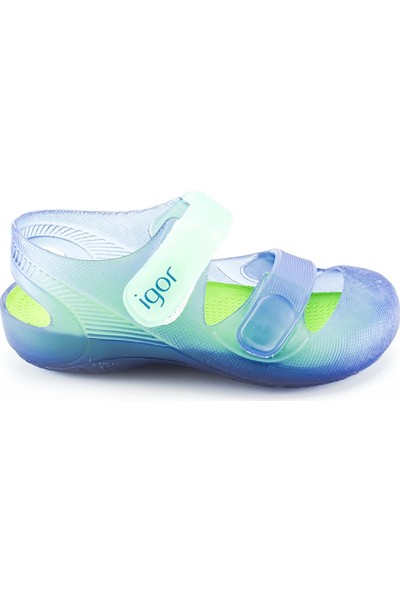 Igor Çocuk Mavi-Yeşil Çocuk Plaj Sandalet Igor Çocuk Mavi-Yeşil Çocuk Plaj Sandalet