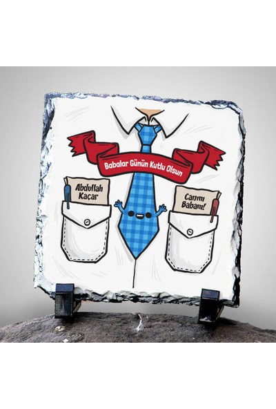 Hediyesec Babalar Günü Hediyesi Dekoratif Taş