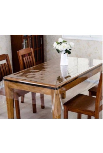 Aksu Mefruşat Şeffaf Pvc Masa Örtüsü KALINLIK:0.40MM