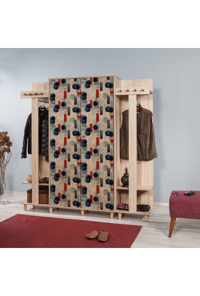 Uvi Garmanto Mavi Benek Desenli 180 cm