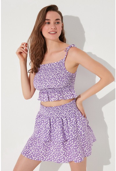 Çok Renkli Daisy Üst