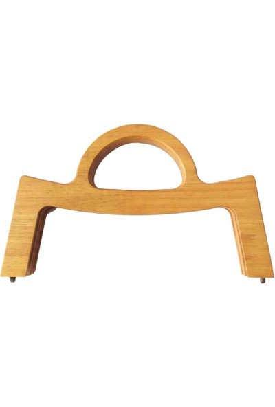 Angel Çanta Aksesuar 25 cm Koyu Renk Ahşap Burs Yüksek Tutma Saplı Angel Çanta Aksesuar 25 cm Koyu Renk Ahşap Burs Yüksek Tutma Saplı
