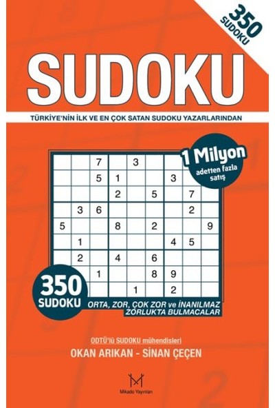 350 Sudoku (Turuncu Kapak) - Okan Arıkan 350 Sudoku (Turuncu Kapak) - Okan Arıkan