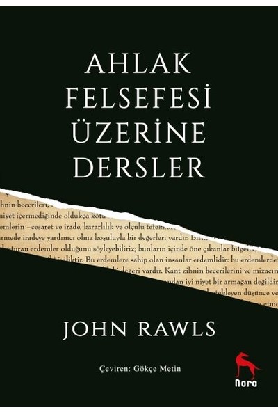 Ahlak Felsefesi Üzerine Dersler - John Rawls