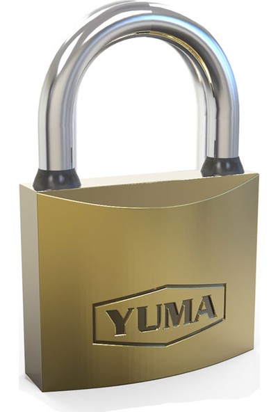 Yuma Sarı Kaplama Döküm Asma Kilit 38MM Yuma Sarı Kaplama Döküm Asma Kilit 38MM