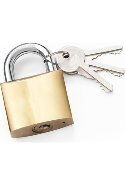 Muhtelif Ekonomik Sarı Asma Kilit 20MM - Kısa