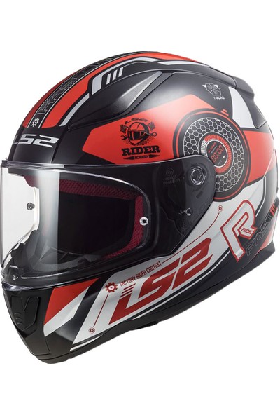 Ls2 Rapid Stratus Siyah - Kırmızı - Gri Kask Ls2 Rapid Stratus Siyah - Kırmızı - Gri Kask