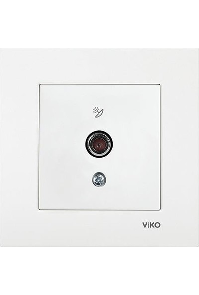 Viko Karre Beyaz Sıva Altı F Konnektörlü Uydu Prizi (12 Adet) Viko Karre Beyaz Sıva Altı F Konnektörlü Uydu Prizi (12 Adet)