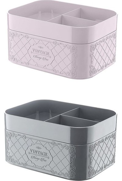 Lira 2 Adet Iki Katlı Organizer Düzenleyici Vintage Lira 2 Adet Iki Katlı Organizer Düzenleyici Vintage