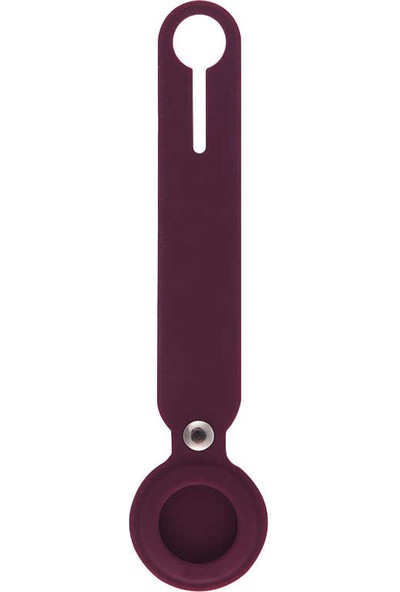 Nezih Case Apple Airtag Uyumlu Koruyucu Silikon Anahtarlık Mürdüm Nezih Case Apple Airtag Uyumlu Koruyucu Silikon Anahtarlık Mürdüm