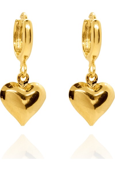 Charmed By Eda Bombeli Kalp Küpe Charmed By Eda Bombeli Kalp Küpe