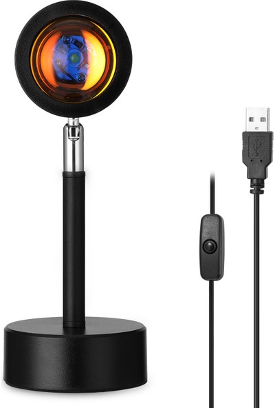 Fairy LED Gün Batımı Projektör USB Masa Lambası (Yurt Dışından) Fairy LED Gün Batımı Projektör USB Masa Lambası (Yurt Dışından)