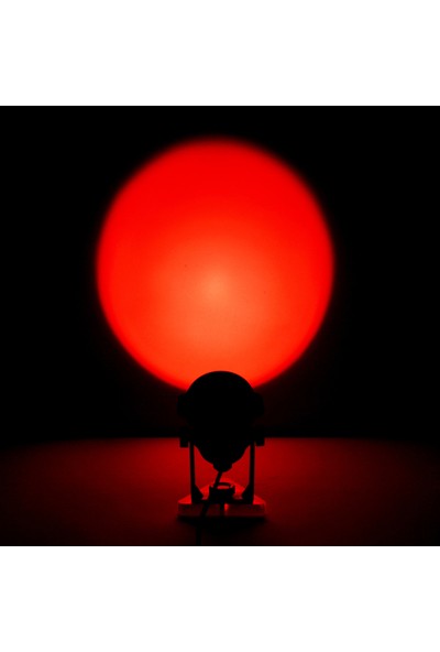 Fairy Gün Batımı Projeksiyon Lambası LED - Akçaağaç Yaprağı Kırmızı (Yurt Dışından)