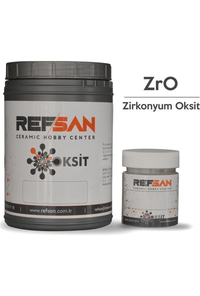 Refsan Zirkon Oksit (Zirkonyum Oksit) 100 gr