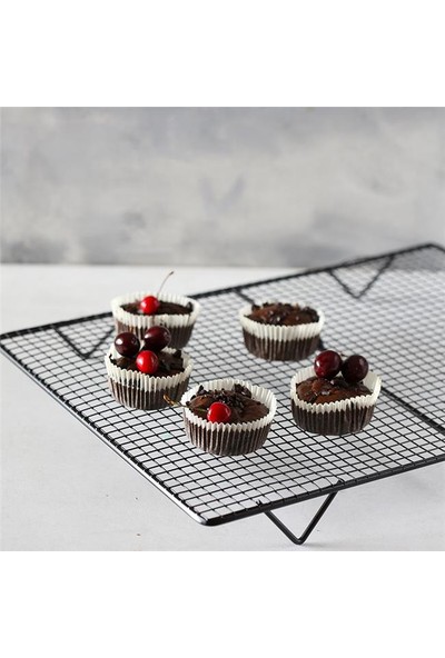 BabilStore Akayev Metal Siyah 43X32 cm Soğutma Teli