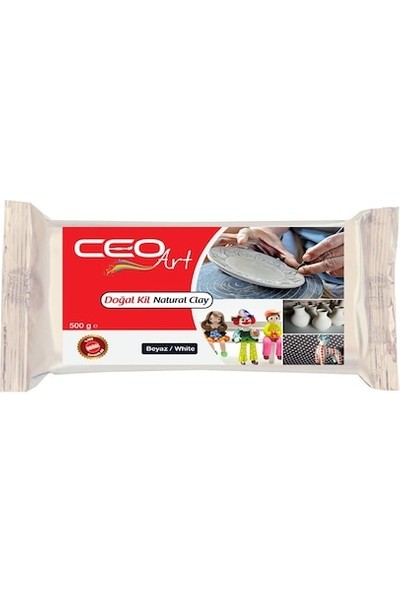 Ceo Art Doğal Kil Beyaz 500 Gram