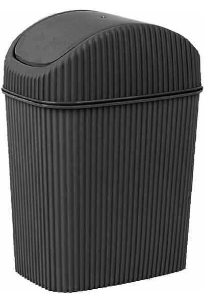 HomeCare Creative 2.5 Litre Siyah Çöp Kovası 714485