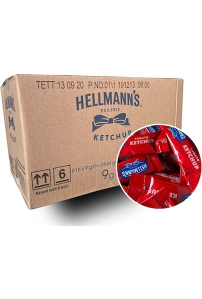 Hellmann's Hellmans Ketçap P.p 9R*616 Adet