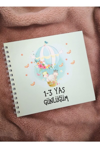 Akıllıca Anne & Çocuk Anı Günlüğü 1-3 Yaş Günlüğüm Anne Bebek Anı Defteri