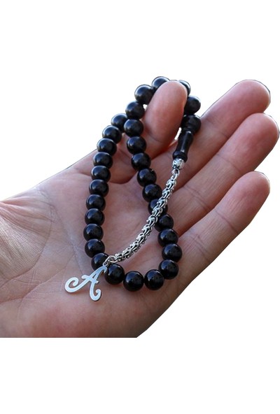 AbbasShop Harfli Oltu Taşı Tesbih AbbasShop Harfli Oltu Taşı Tesbih