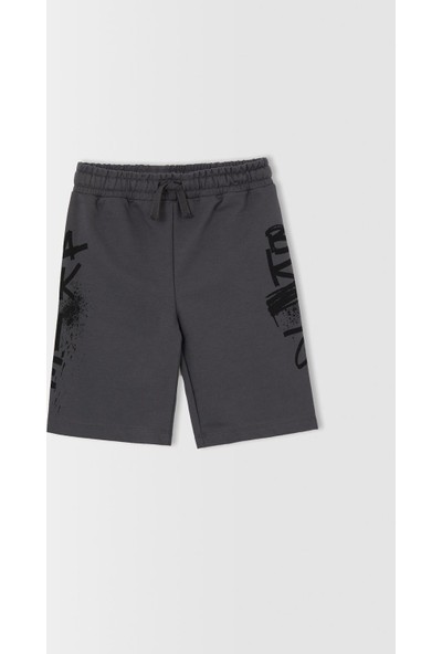 DeFacto Erkek Çocuk Baskılı Esnek Belli Bermuda Şort U7023A621SM