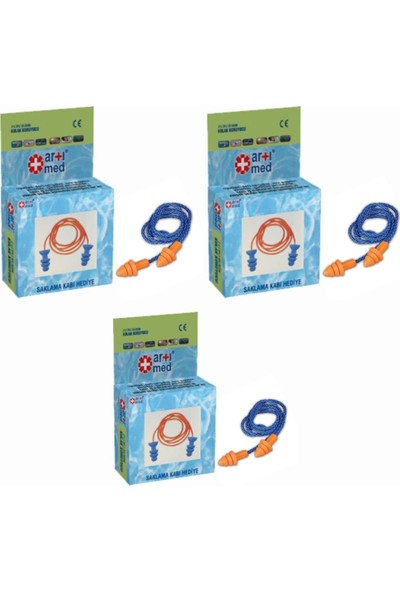 Artımed Ipli Kulak Koruyucu 2li Artımed - 3 Adet Artımed Ipli Kulak Koruyucu 2li Artımed - 3 Adet