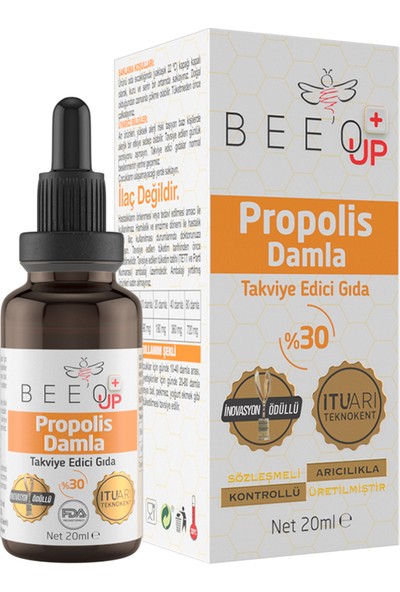 Bee'o Up %30 Propolis Damla 20ML Bee'o Up %30 Propolis Damla 20ML