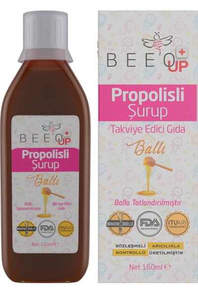 Bee'o Up Propolisli Ballı Şurup 160ML